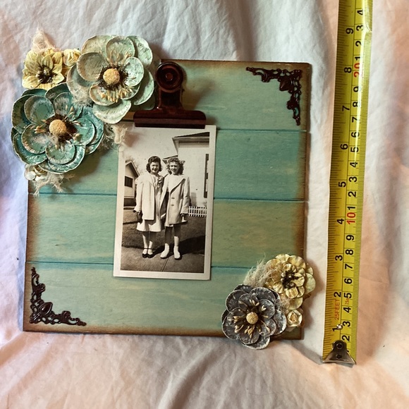 Hand Crafted | Accents | Handmade Mixed Media Photo Frame | Poshmark